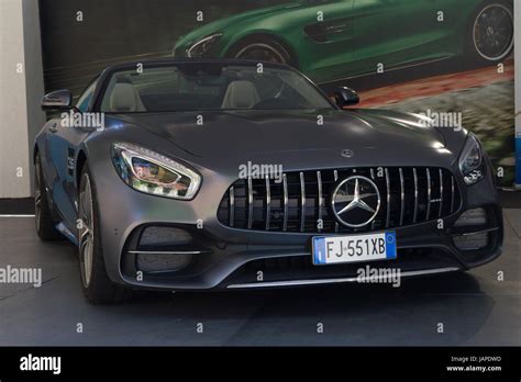 Turin Italy 7th June 2017 A Mercedes AMG GT R Third Edition Of