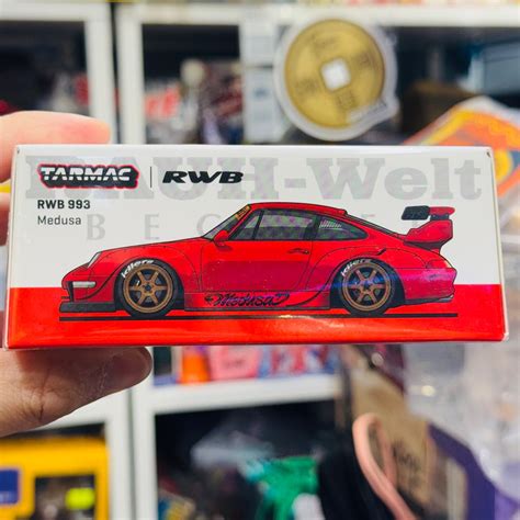 台灣7 Eleven便利店限定 Tarmac Works 1 64 Die Cast Model Car Rwb 993 Medusa