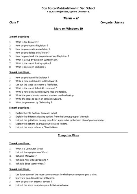 Term II 2019 20 Class 7 CSC PDF