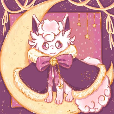 I Drew A Fluffy Alolan Vulpix In A Winter Outfit Oc Pokemonart