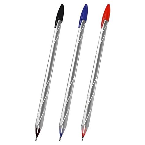 Kit Caneta Esferográfica Cis Spiro Pro 07mm Corpo Mais Longo