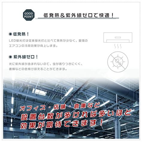 【楽天市場】即納 5段階調色 Ledベースライト トラフ型 消費電力50w 全光束10000lm Led ベースライト 40w 2灯 相当