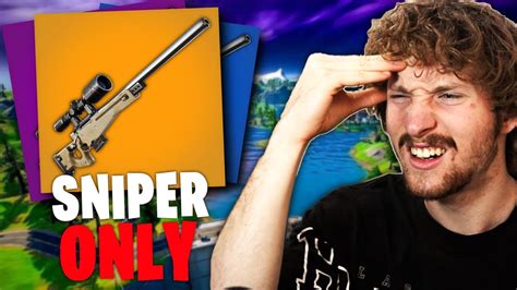 Fortnite Sniper Only Challenge YouTube