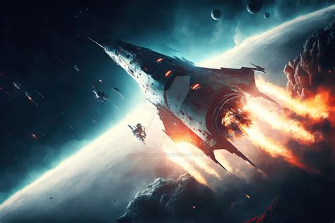 Space Shooter Background Spaceship Takeoff 5 By Mrtimelessart On
