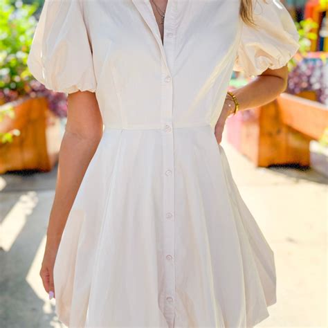 Eggshell Corley Dress Lucy Rose