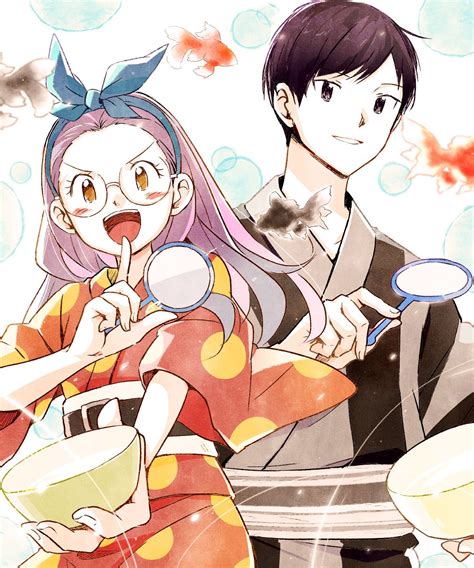 inoue miyako and ichijouji ken digimon and 1 more drawn by gdn0522