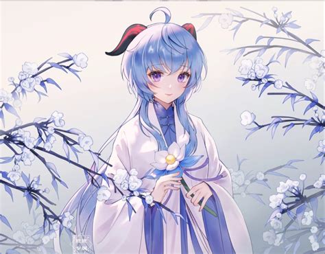 原神甘雨 高清图片，堆糖，美图壁纸兴趣社区