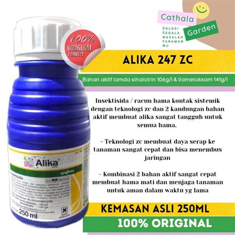 Jaminan Produk Asli 100 Alika 257 Sc Kemasan 250 Ml Insektisida Racun Hama Lazada Indonesia