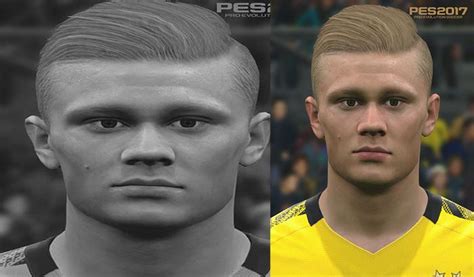 Erling Haaland Pes 2021 Borussia Dortmund Players Ratings Faces Pes