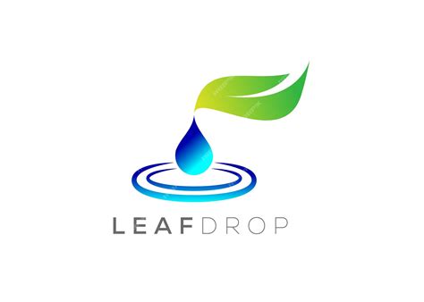 Premium Vector Water Drop And Green Leaf Logo Design Vector Template