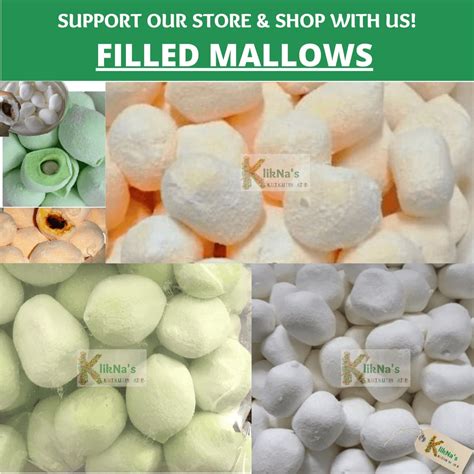 Kliknas Marshmallow With Fillings 375gand750g Choco Mallows Matcha