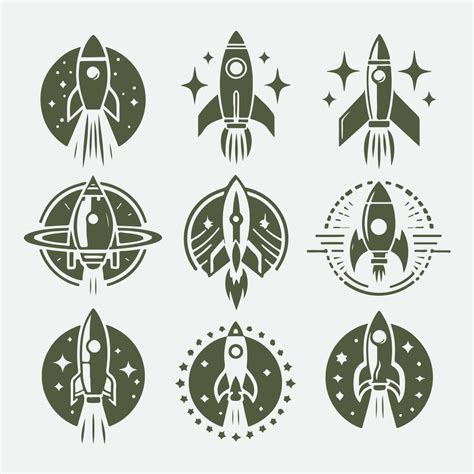 Orions Edge Space Rocket Collection Logo Design 58576038 Vector Art At