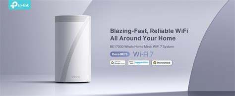 Amazon Com TP Link Deco BE75 BE17000 Tri Band WiFi 7 Mesh System 8 Stream 17 Gbps 200