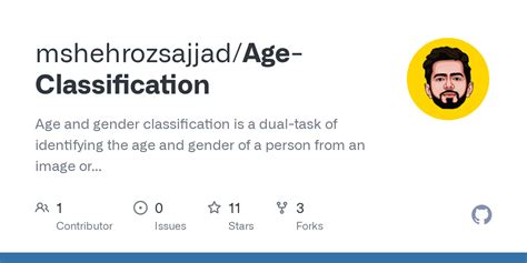 Github Mshehrozsajjadage Classification Age And Gender