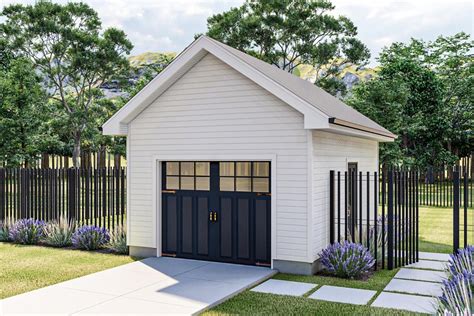 1 Car Garage Plans Attached
