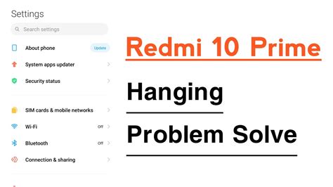 Redmi 10 Prime Hanging Problem Solve Hang Hone Se Kaise Roke Youtube