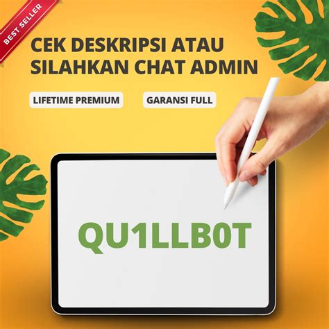 Jual QUILLBOT TERMURAH QUILBOT BULAN QUILLBOT LIFETIME QUILLBOT FULL GARANSI TABLET