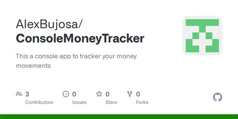 Github Alexbujosaconsolemoneytracker This A Console App To Tracker