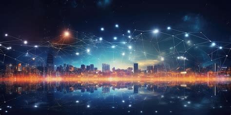 Premium Ai Image Digital Transformation And Big Data Network Connections