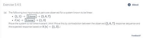 Solved Exercise About A The Following Two Chegg Com