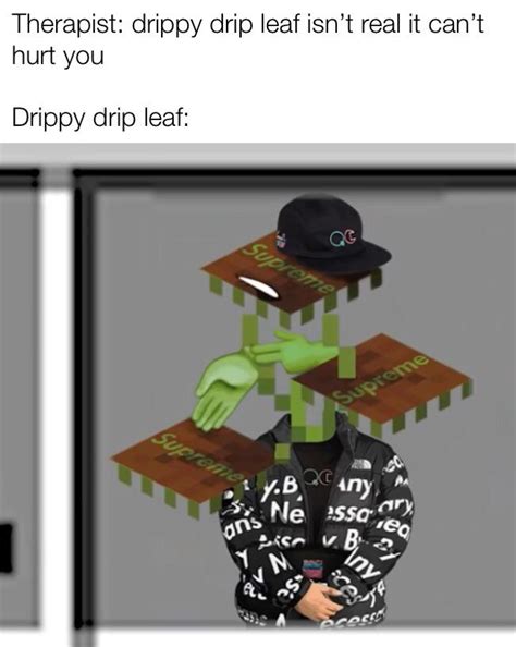 This Drip Leaf Is So Drippy R Minecraftmemes
