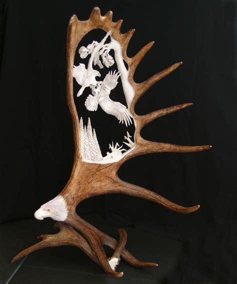 Pin On Antler Carvings