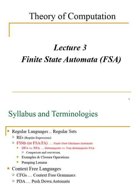 lecture 3 finite autometa pdf theoretical computer science formal