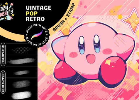 Retro Pixel Procreate Brushes GraphicsBunker