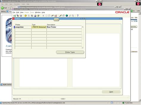 Oracle Applications Dba Printer Maintenance In Oracle Applications