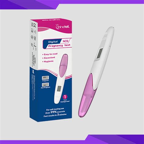 Digital Hcg Pregnancy Test Self Testing Fast Operation By One Step