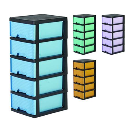 After Mco 5 Tier Drawers Plastic Cabinet Plastic Drawer Storage
