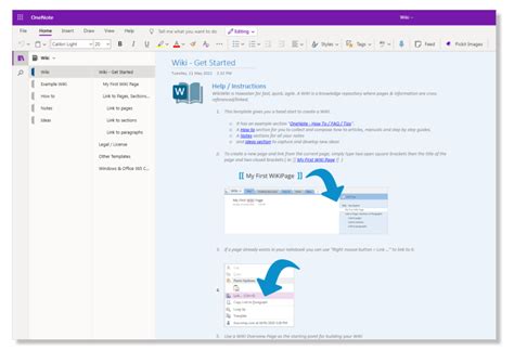 Wiki Template Onenote At William Avila Blog
