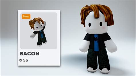 Como Hacer El Avatar De Mini Bacon En Roblox 🙊 Youtube