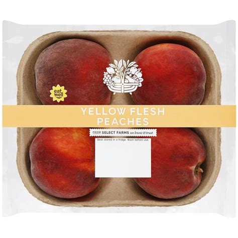 Mands Perfectly Ripe Peaches Ocado