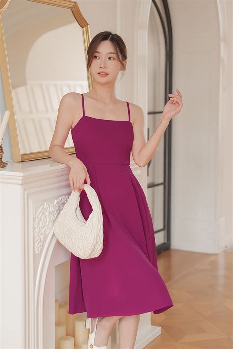Fayth • Audrey Fit And Flare Midi Dress