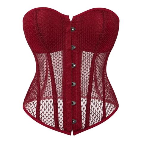 Yellow Jacquard Ruffled Trim Bonedy Overbust Push Up Bustier Top Corset