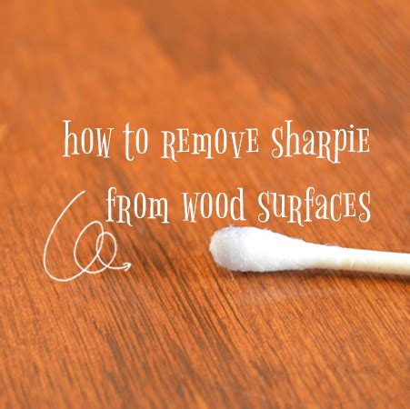 How To Remove Sharpie From Wood Surfaces How To Remove Sharpie From Wood Surfaces