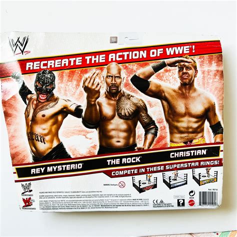 Wwe Wrestling Rey Mysterio Rock And Christian Exclusive Action Figure T