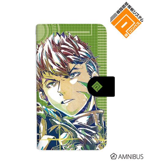 コンパス 戦闘摂理解析システム 桜華 忠臣 Ani Art 手帳型スマホケース Amnibusアムニバス