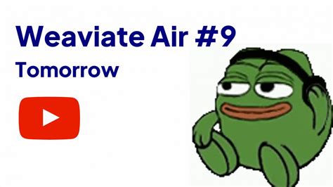 Weaviate • Vector Database On Twitter 📢 Join Us Live Tomorrow June