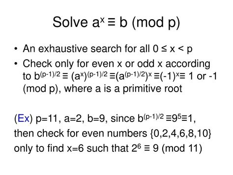 Ppt Discrete Logarithm S Dls Powerpoint Presentation Free