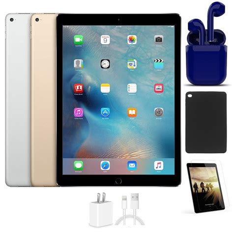 Restored Apple 129 Inch Ipad Pro Wi Fi 4g Unlocked 32gb Bundle Pre Installed Tempered Glass