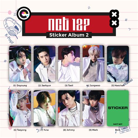 Jual Photocard NCT 127 Sticker Album 2 Yuta Jaehyun Taeyong Jungwoo