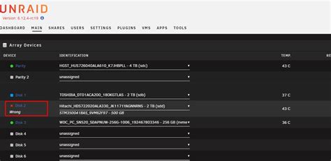 unraid wrong hdd general support unraid