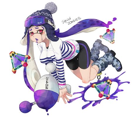 Inkling And Inkling Girl Splatoon And 1 More Drawn By Mimimi