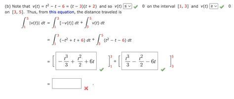 Solved B Note That V T T2−t−6 T−3 T 2 And So V T ≤v0