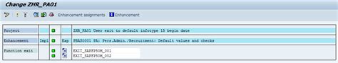 User Exit To Default Values In PA Infotypes SAP Community
