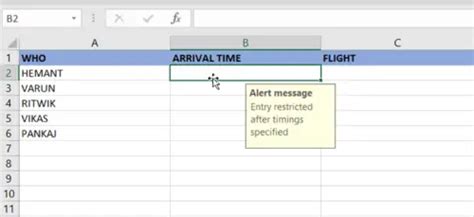 How To Apply Data Validation To Cells In Microsoft Excel