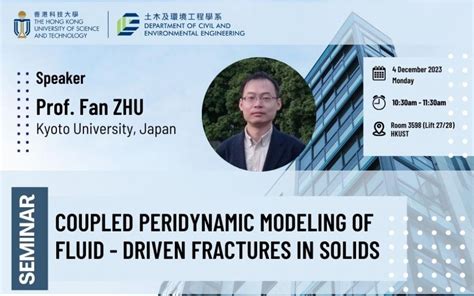 Civil Engineering Departmental Seminar Coupled Peridynamic Modeling Of Fluid Driven Fractures
