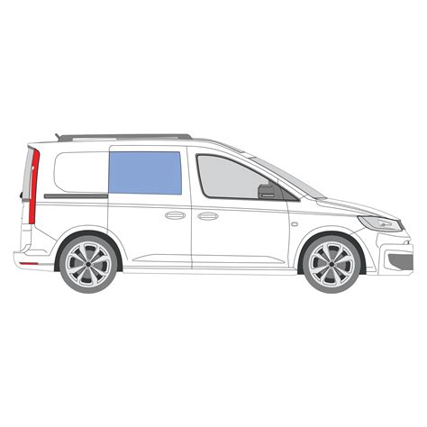 Volkswagen Caddy Swb 2021 On Bonded Fixed Window Front Right Hand